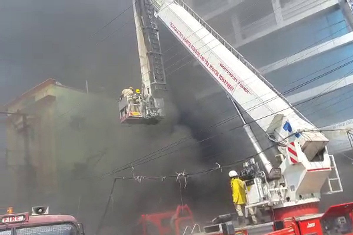 Fire breaks out in Secunderabad building, rescue operations on