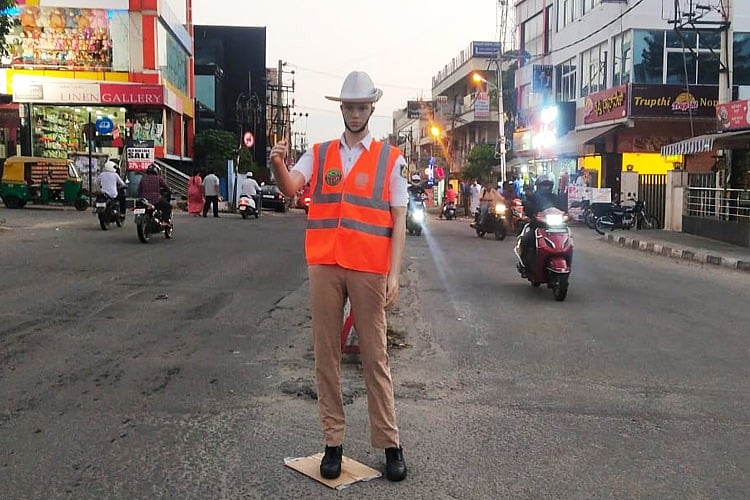 Now, mannequins to ‘regulate’ traffic: Bengaluru police’s latest ...