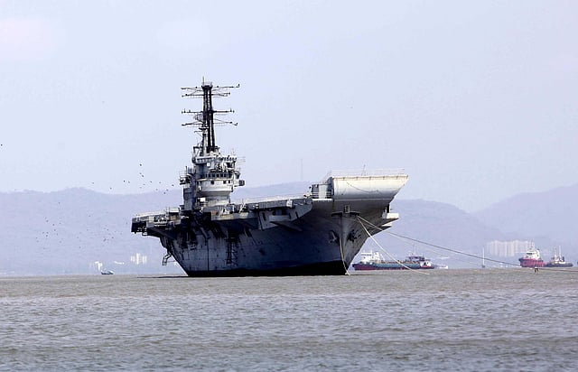 INS Vikrant fades into history