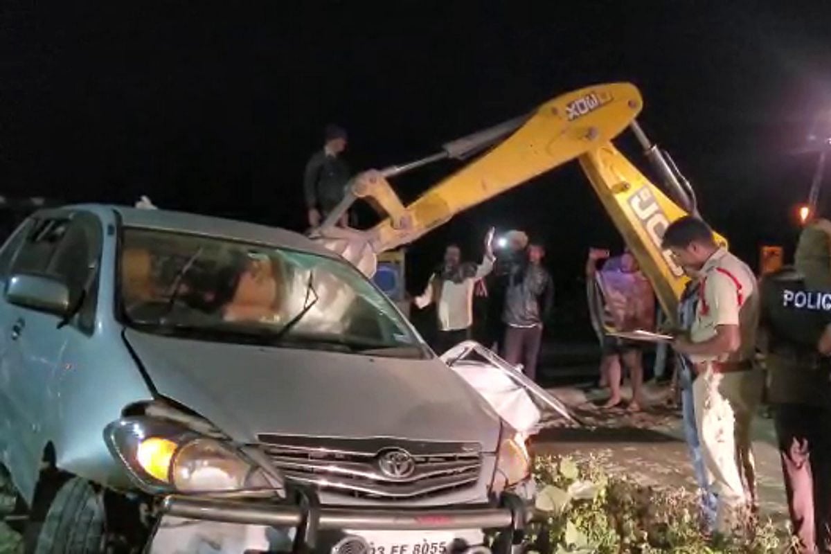 Three members of family killed in car-truck collision in Telangana