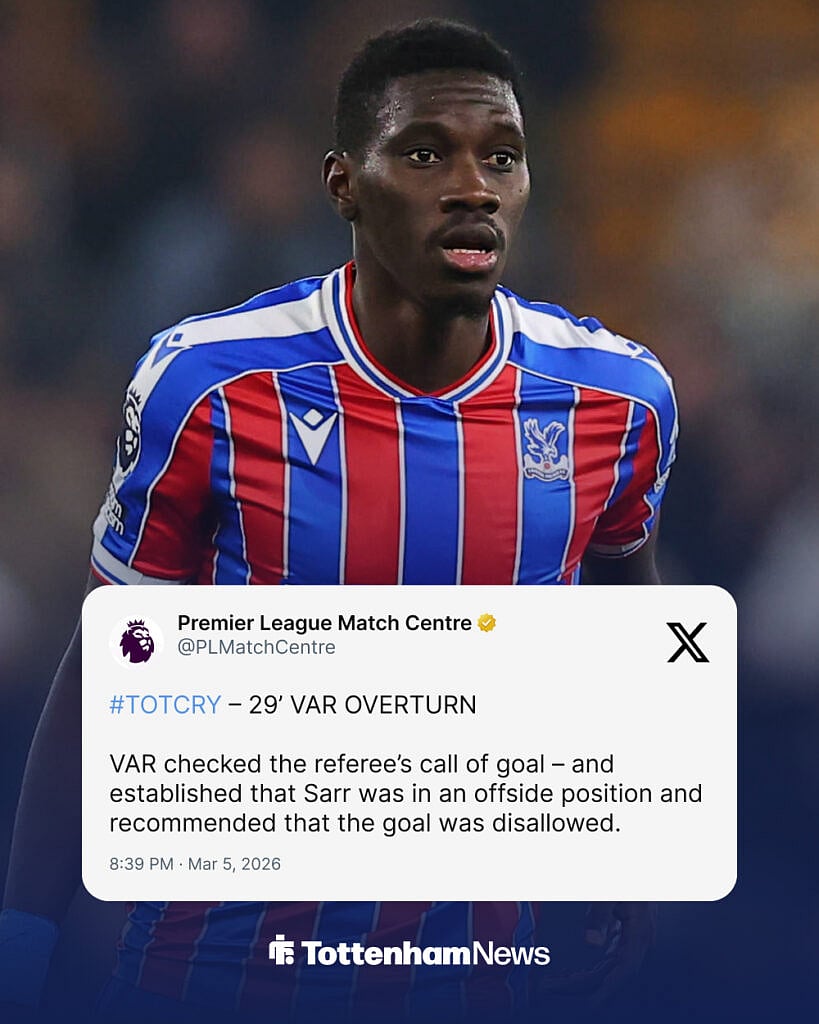 Premier League release official statement over Tottenham vs Crystal ...