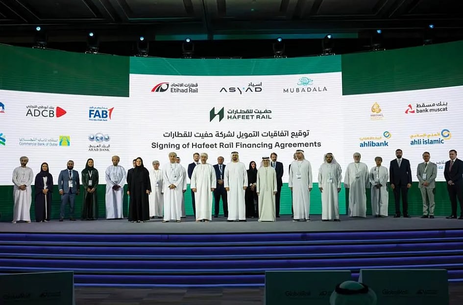 UAE-Oman Hafeet Rail project secures pivotal financial milestone