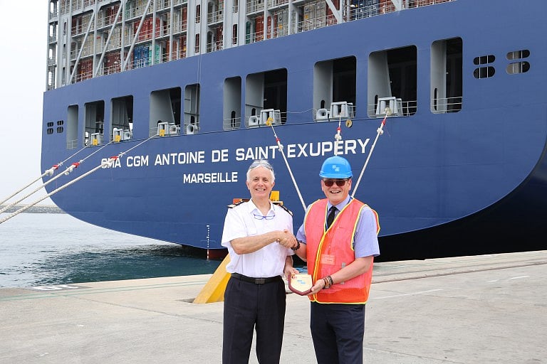 KCT Welcomes One of the Largest Containerships in the World