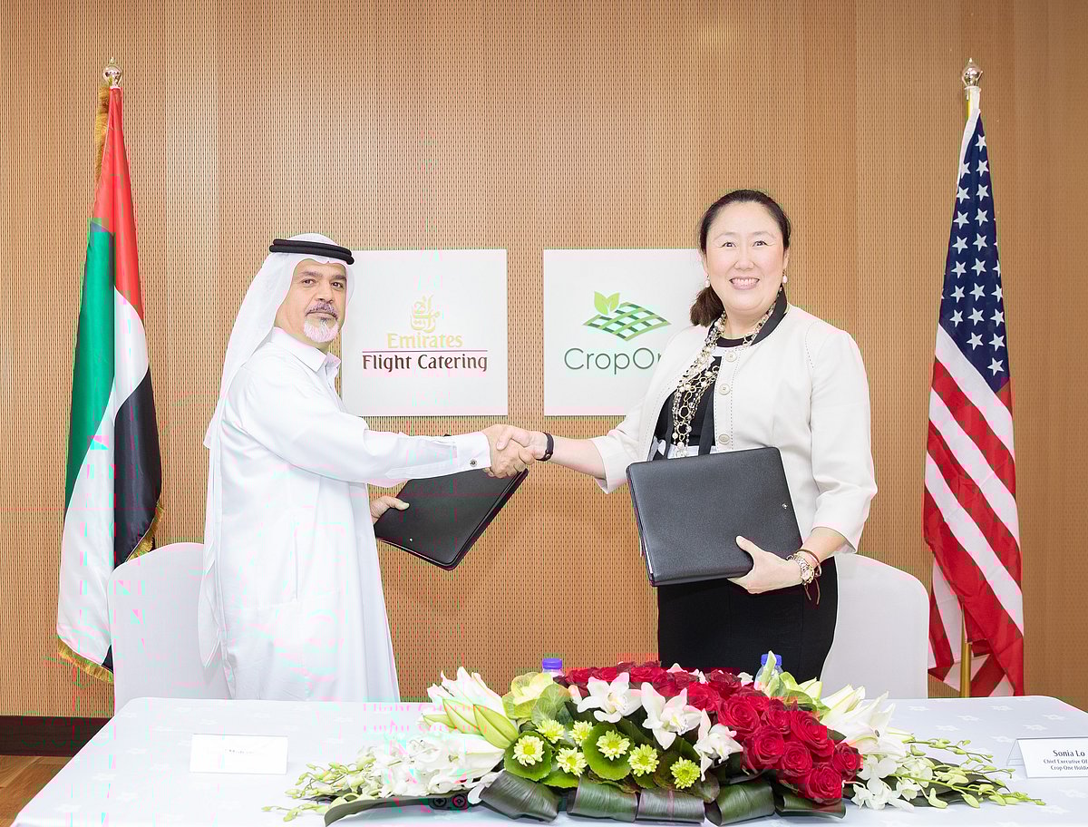 World’s Largest Vertical Farming Facility: Emirates and Crop One