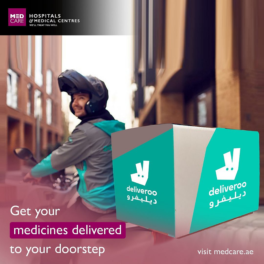 Medcare and Deliveroo Partner to Offer Doorstep Medicines in Dubai