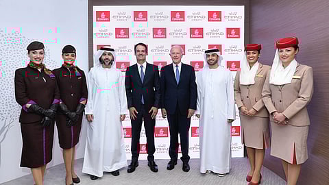 Emirates and Etihad Sign Interline Expansion Offering