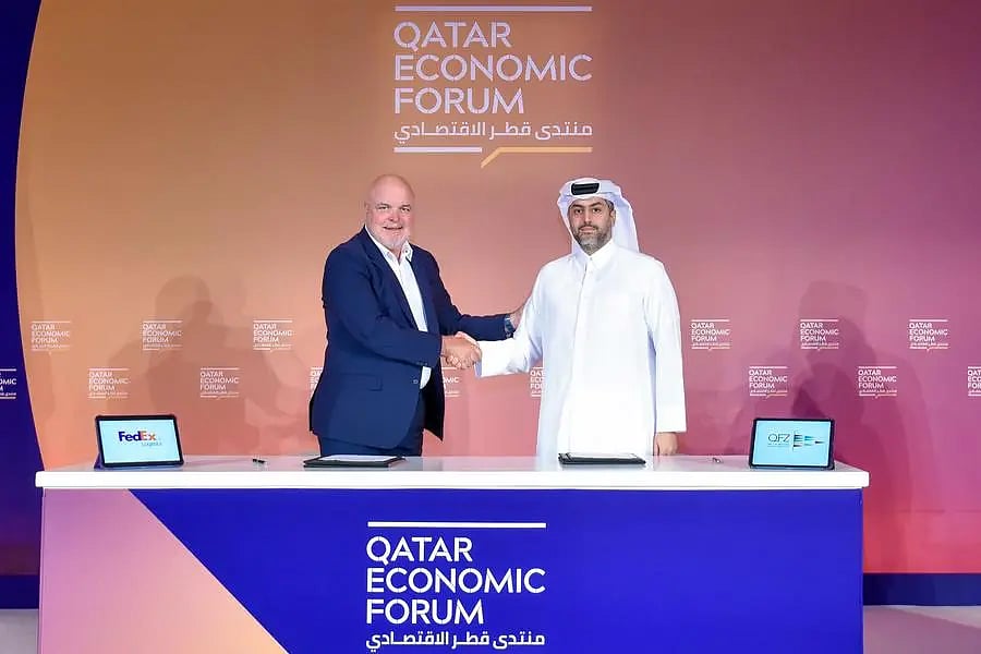 QFZ and FedEx Logistics to Set Up Regional Logistics Centre in Qatar ...