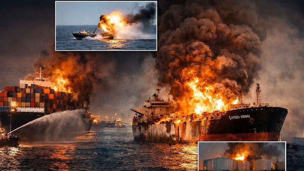 Containership Attacked North of Jebel Ali, Tankers Ablaze Near Iraq ...
