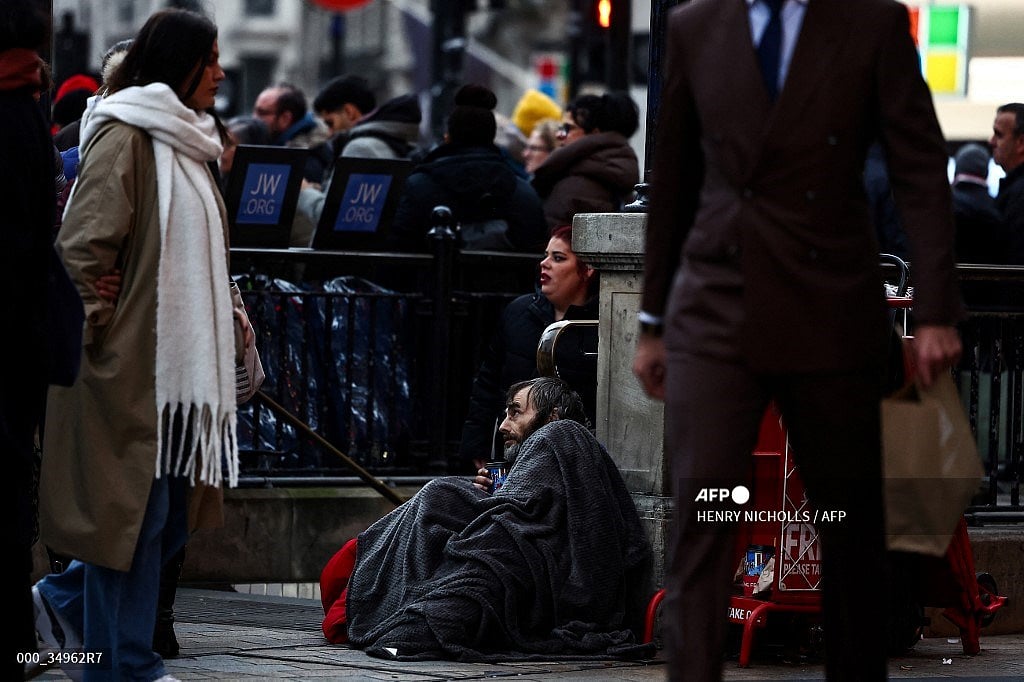 'Record' number sleeping on streets of London