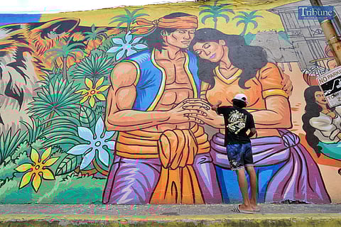 MANDA AND LUYONG MURAL