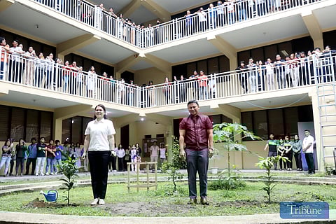 TREE PLANTING RITE AT DEPED