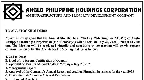 Anglo Philippine Holdings Corporation - An Infrastructure and Property ...