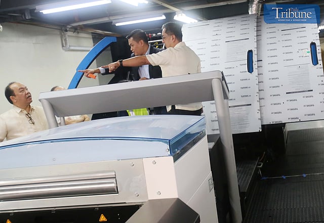 Comelec conducts ocular inspection for new ballot printing machines