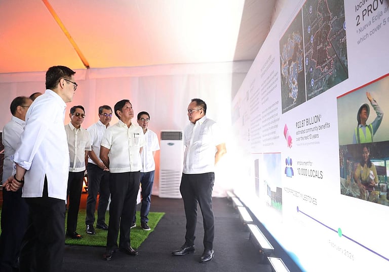 BBM leads groundbreaking for Meralco’s solar project