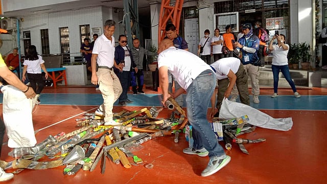 Police seize ‘boga,’ firecrackers, modified mufflers