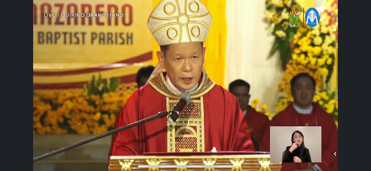 Cardinal Advincula Urges Hope and Obedience at Misa Mayor