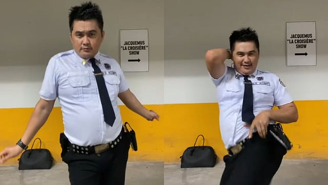 Dancing Security Guard from Davao Goes Viral at Paris Fashion Week with ...