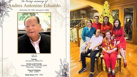 Andres Antonio Eduardo passes away