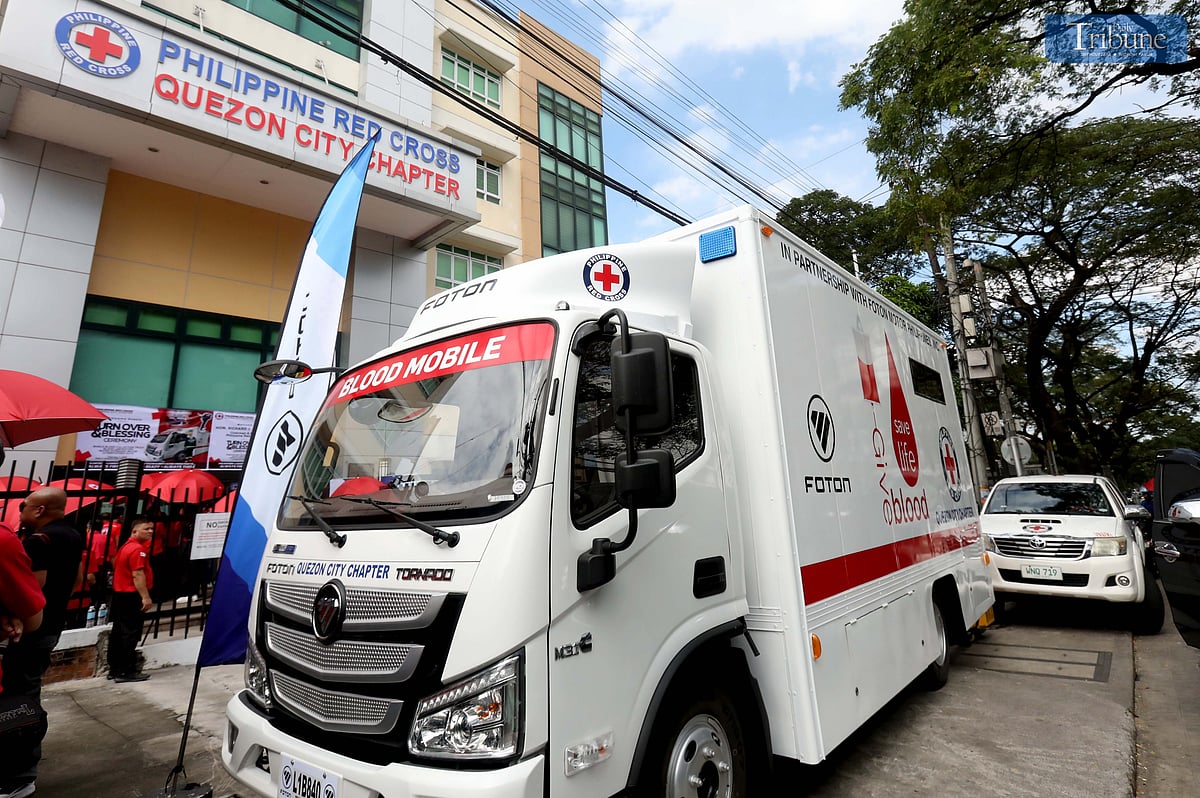 Donated "bloodmobile" in QC