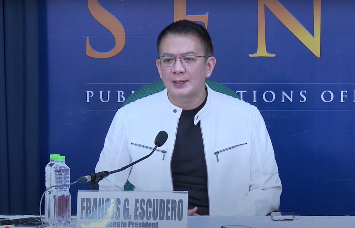 Senate President Escudero Rejects Urgent Impeachment Action on VP Sara ...