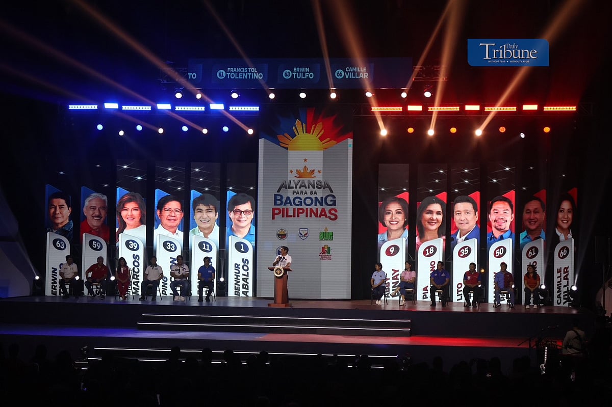 Marcos Leads Alyansa Rally, Unveils 12 Senate Candidates
