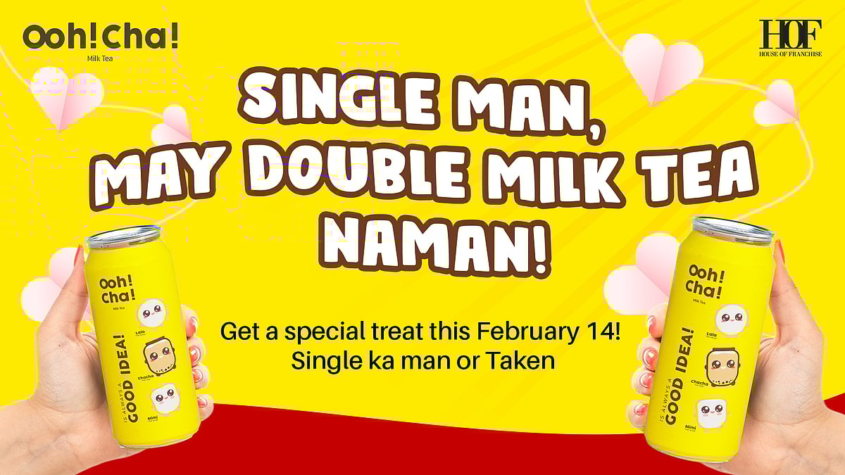 Ooh Cha Milk Tea's Valentine's Day promo has you covered on date night