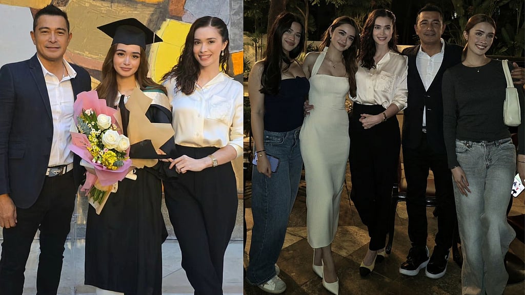 Sunshine Cruz and Cesar Montano Reunite to Celebrate Daughter's College Graduation