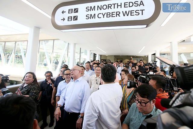 Officials inspect newly opened SM North EDSA Busway Concourse