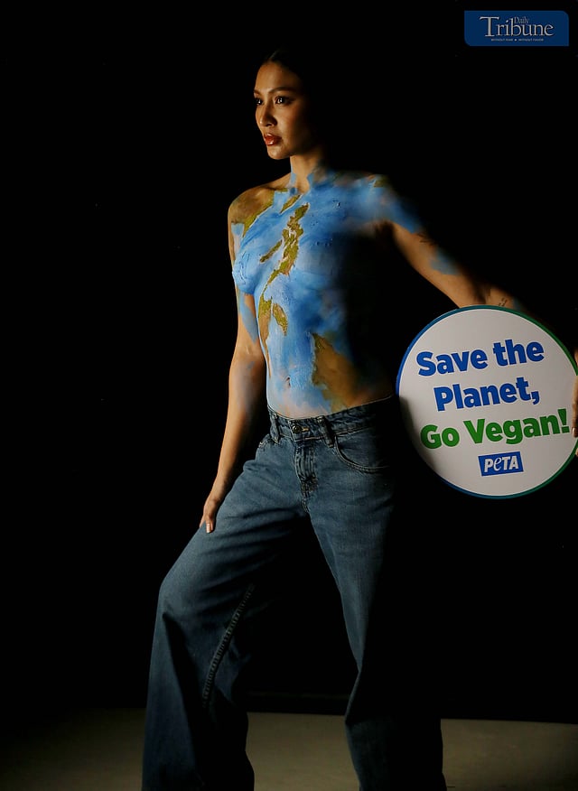 Nadine Lustre poses for vegan campaign