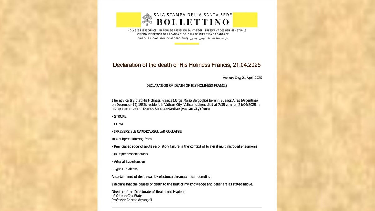 Vatican confirms Pope Francis’ death from stroke and cardiovascular ...