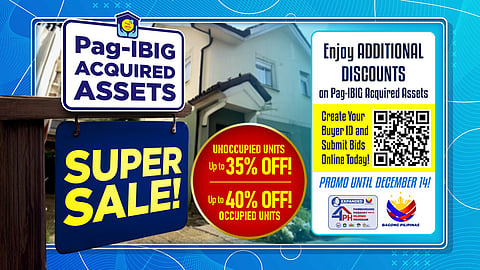 Pag-IBIG rolls out Super Sale, offers up to 40% discounts on foreclosed ...