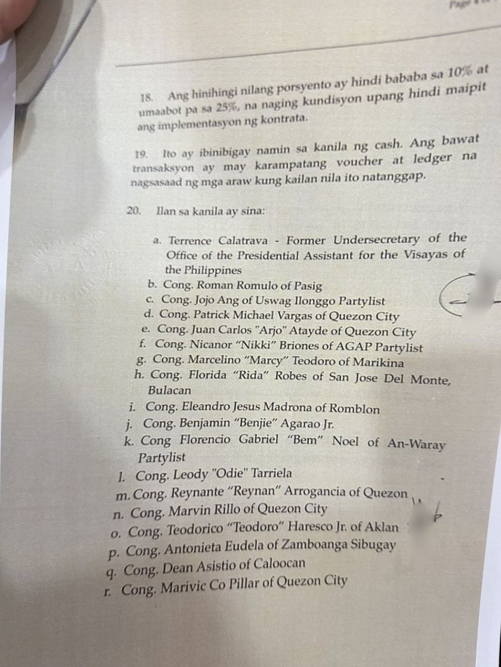 Discayas submit affidavit on corruption in DPWH projects