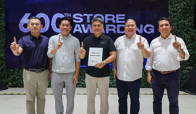 BYD opens 600th store in Manila Bay