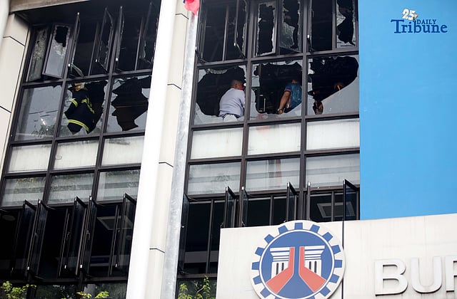 DPWH on fire