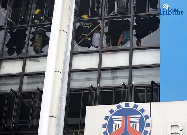DPWH on fire