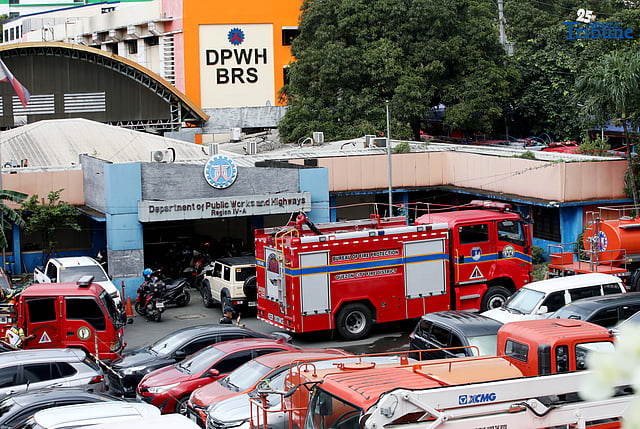 DPWH on fire