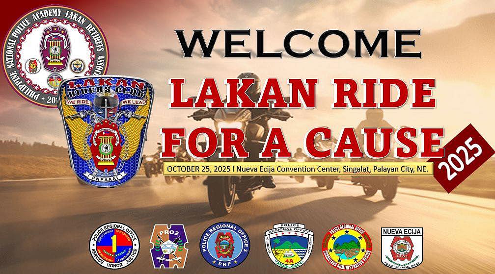 PNP generals launch Lakan Ride for a Cause