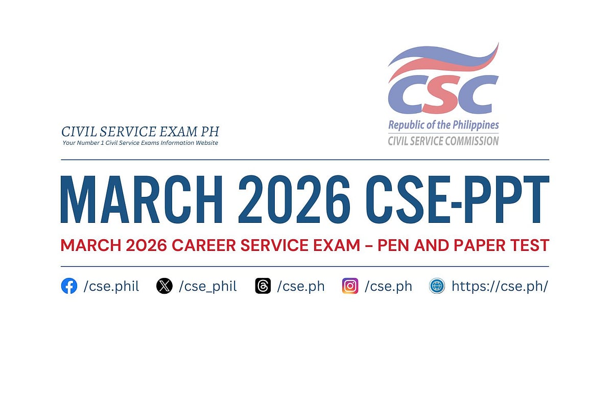 CSC releases 2026 civil service exam schedule and application timelines
