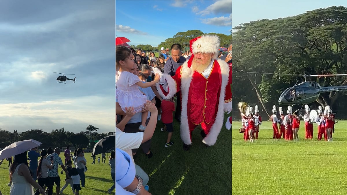 Helicopter-riding Santa? Alabang Country Club's 'Santa Lands' takes ...