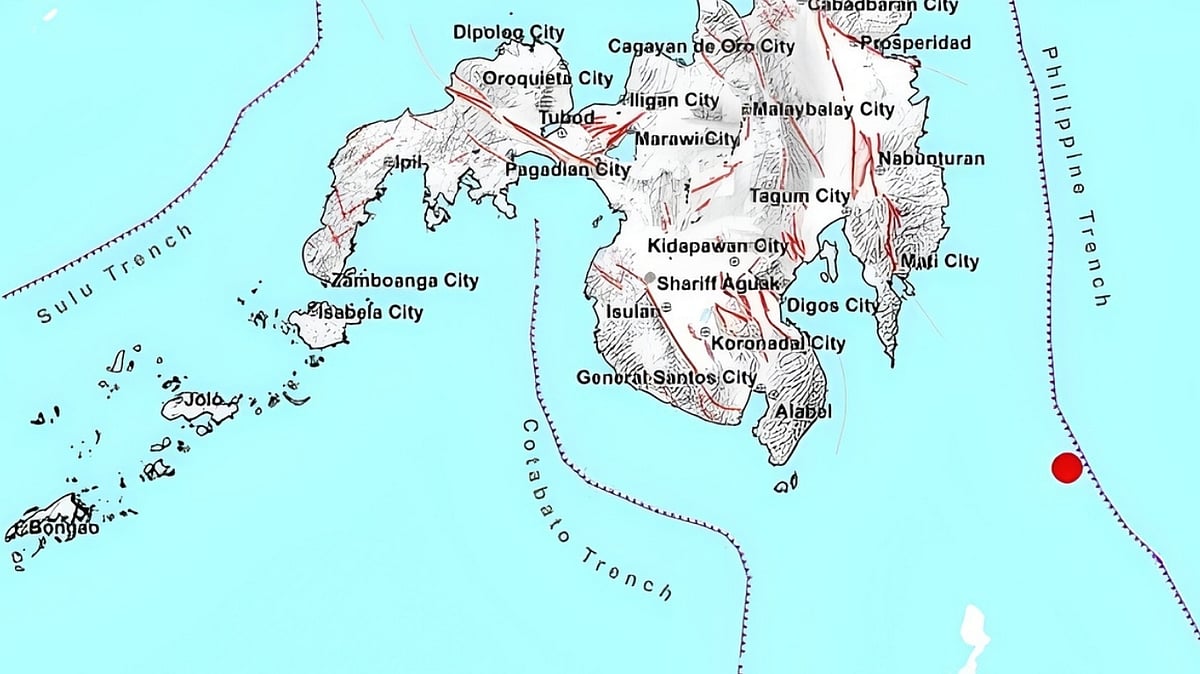 5.1 quake strikes off Davao Oriental coast