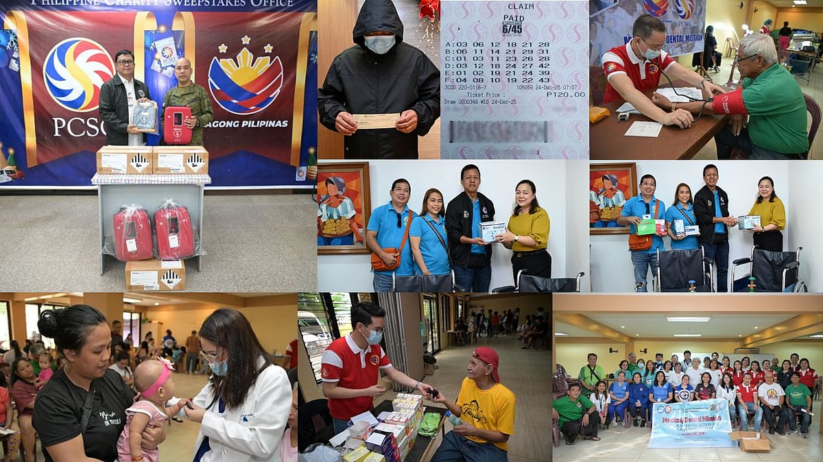 PCSO rolls out medical aid, community missions, and P13.8-M lotto payout