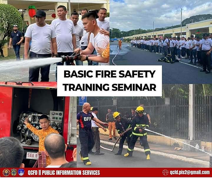 QC Fire Marshal conducts fire safety seminar for employees
