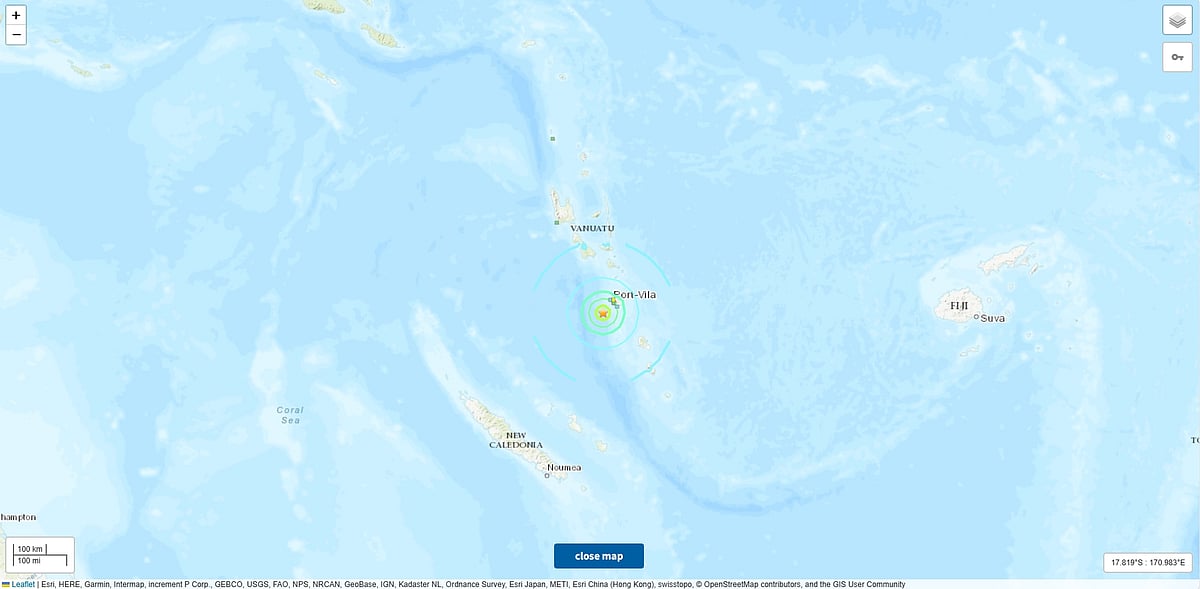 6.3 magnitude earthquake hits off Vanuatu capital: USGS