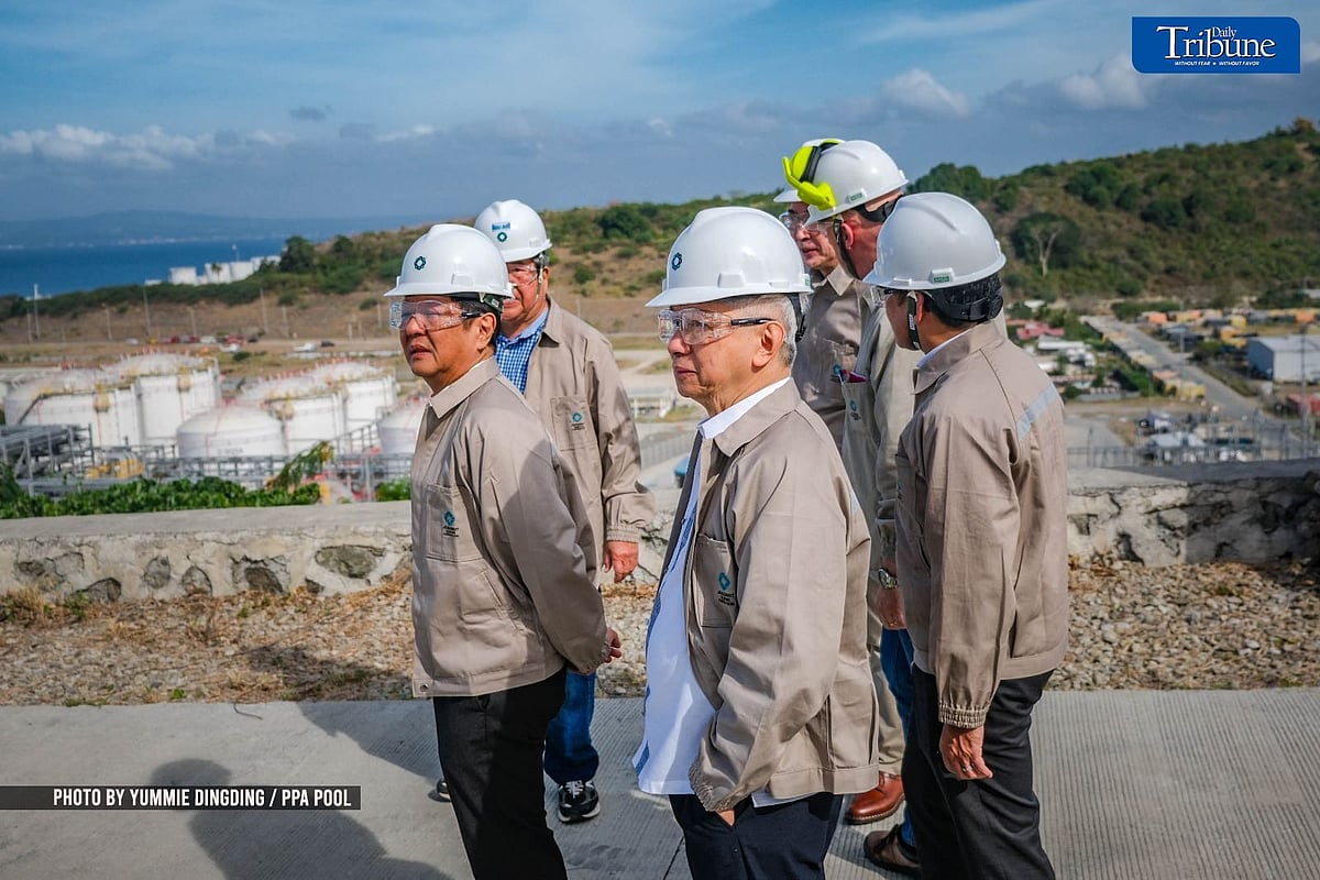 PBBM tours expanded JG Summit petrochem complex