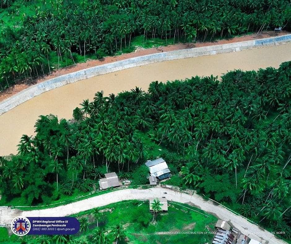 DPWH builds 330-meter-long flood control structure in Zamboanga del Norte