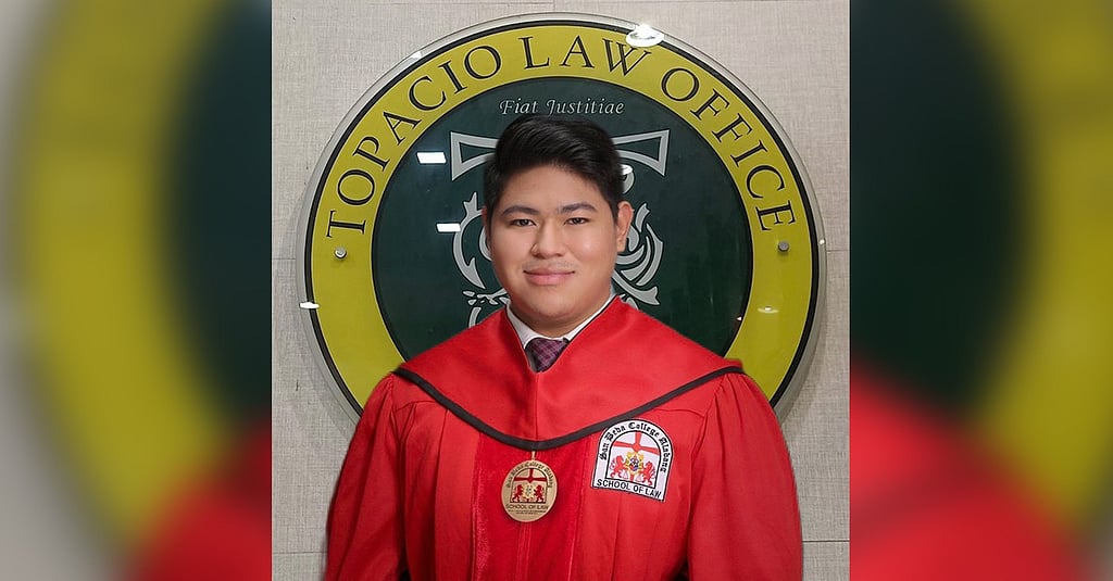 Topacio Law Office welcomes Atty. Raphael Antonio Andrada