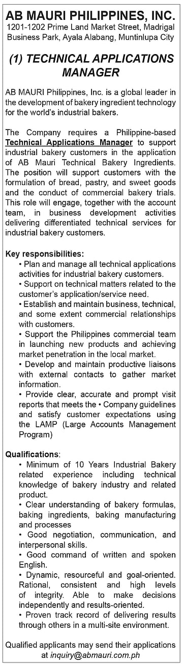 AB MAURI PHILIPPINES, INC.