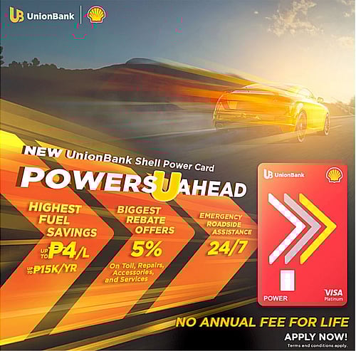 Power up with UnionBank's Shell Power Credit Card