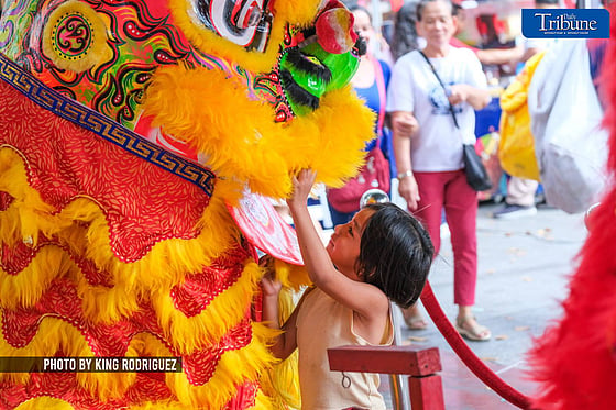 Children play with dancing creatures