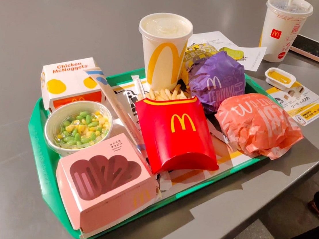 McDonald's not sushi for Zuckerberg in Japan